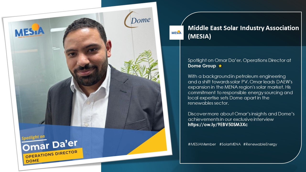 Spotlight on Omar Da’er, Operations Director at Dome Group