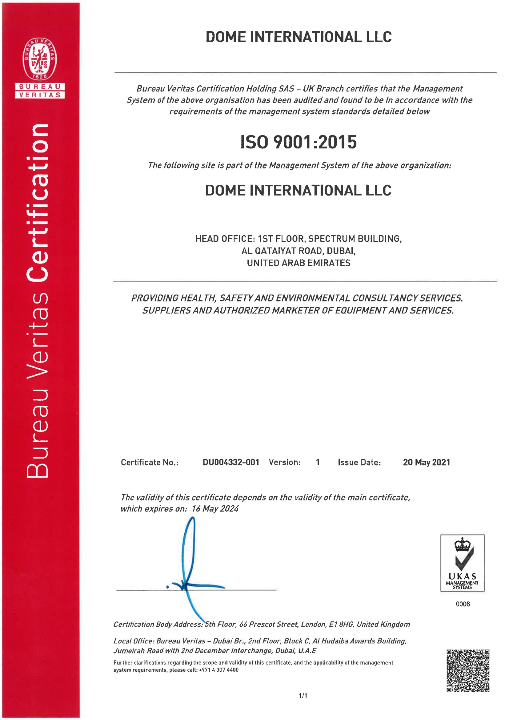 ISO Certificates